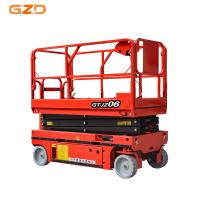 China Electric Self-Propelled Scissor Lift 7.8m to 13.8m Working Height 550kg Load Capacity for sale