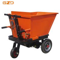 China Electric Flatbed Trolley 500kg Capacity 48V Heavy Duty Powered Cart for Material Handling for sale