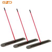 China Professional Concrete Bull Float 120x30cm Magnesium Blade with Telescopic Handle for Smooth Finishing for sale