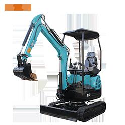 China 1.4 Ton Mini Excavator with Hydraulic Rock Drill for High Altitude Construction 10.3kW 1400kg for sale