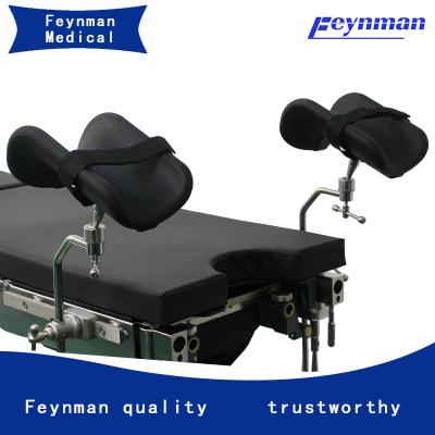 China 304 Stainless Steel Gynecology Leg Holder Without Clamps for Laparoscopy Tables - Medical Grade Surgical Equipment for sale