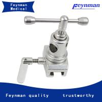 China 304 Stainless Steel Surgical Table Clamp FP-040-A2 with 25×10mm Track Size and 19mm Hole Diameter for sale