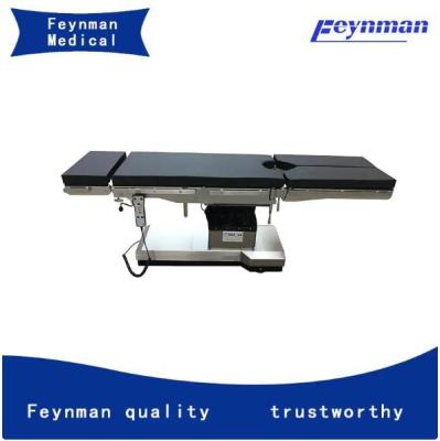 China Electro Hydraulic Operating Table with Dual Power System - 304 Stainless Steel Construction and Emergency Mechanical Operation for sale