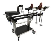 China Carbon Fiber Orthopedic Traction Frame FP-050 with 1450mm×500mm×500mm Dimensions and 360° Rotation for Lower Limb Surgery for sale