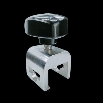 China 28.5x9.5mm Surgical Table Fixing Clamp FP-045 with 13mm Aperture for Operating Table Side Rails for sale