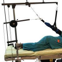 China Aluminum Beach Chair Shoulder Positioner 1000mm×1500mm Surgical Frame for 25mm-32mm Operating Tables for sale