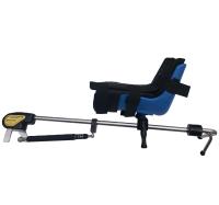 China FP-006-B Stirrup-Type Pneumatic Lithotomy Leg Frame Holder - 150-180kg Capacity, 20mm Cantilever, Adjustable Positioning for sale