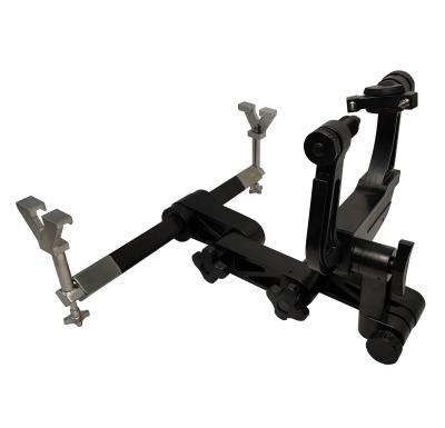 China Mayfield Carbon Fiber Surgical Head Clamp FP-026-C for Neurosurgery with 520-720mm Adjustable Rail and X-Ray Compatibility for sale