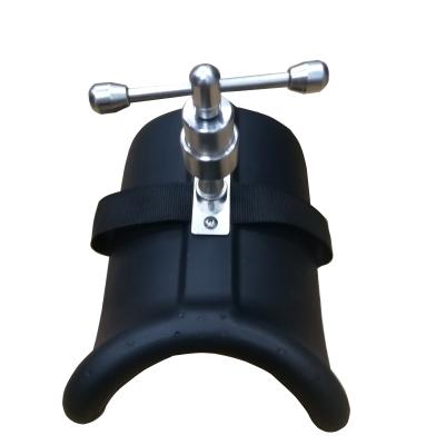 China FP-003 Operating Table Leg Holder 240x200mm Polyurethane Leg Frame Upper Seat with 304 Stainless Steel for sale