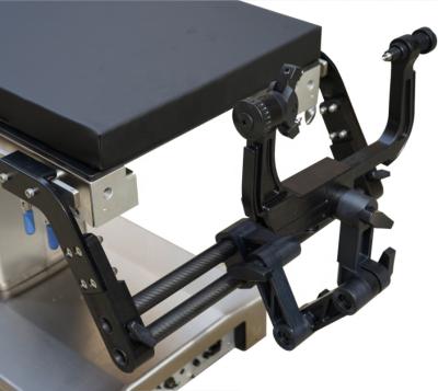 China Mayfield Headframe Surgical Head Clamp - Carbon Fiber Three-Point Skull Fixation with 180-600mm Adjustable Rods for sale