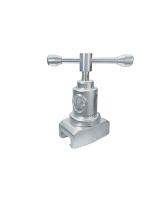 China Feynman FP-039-A1 Stainless Steel Surgical Table Clamp with 19mm Holes for 28.5×9.5mm and 30×8mm Side Rails for sale