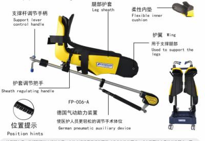China Feynman FP-006-A Operating Table Leg Holder with 20mm Cantilever and 150-180kg Patient Capacity for sale