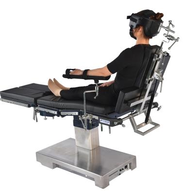 China Feynman FP-028-A Side Rail Plug-in Shoulder Chair with 360° Adjustable Headrest PU Leather Surface for sale