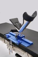China Feynman FP-022-E1 Surgical Knee Holder with 300mm Position Plate and Adjustable 120mm Slide Seat for sale
