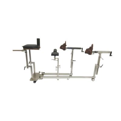 China Stainless Steel Lower Limb Orthopedic Traction Frame with 30cm Stroke and 360° Rotation - Double Pole Structure for sale