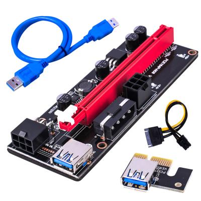 China Indicator Light Graphics Card Extender PCI Express Adapter USB 3.0 Cable Power VER 009S PCI-E 1X To 16X LER Riser 009S for sale
