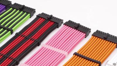 China Sleeve Extension Power Supply Cable Kit 18AWG ATX 24P+ EPS 8-P+PCI-E8-P with Combs for PSU to Motherboard/GPU for sale