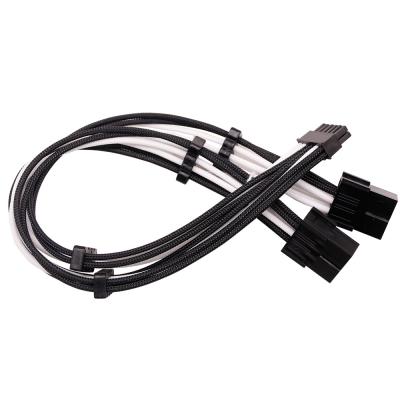China Power Supply Cable Sleeves PCIe Molex Micro-Fit 3.0 Connector For NVIDIA Ampere GEFORCE RTX 3070 3080 Black White for sale