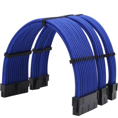 China Power Supply Psu Extension  Braided Sleeved Arc Set Good Quality  Connector Antenna Charging Color Steel  Micro for sale