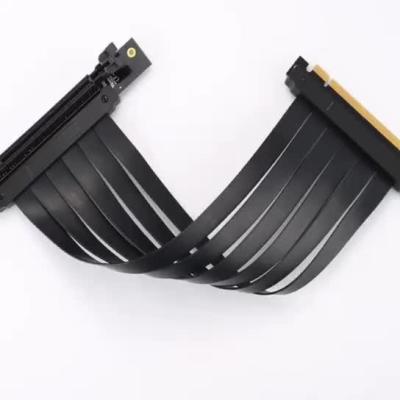 China PCI-E Riser Card Extender Ribbon Flexible Extension Cable Graphics Card Extension Cable for sale