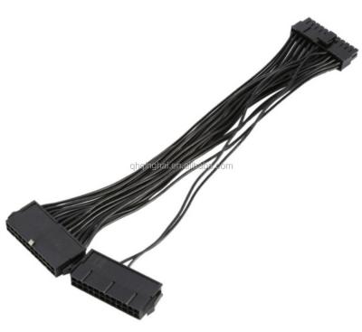 China Dual PSU Power Supply 24 pin With Cable Comb ATX Motherboard Adapter Connector Cable for sale