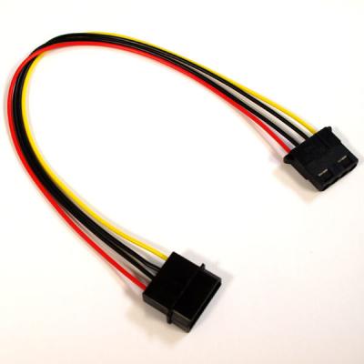 China 4-Pin ATX Molex Male To 6-Pin Female PCI Express PCIe Power Adapter Cable for sale