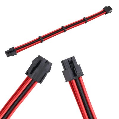 China Hot Sale Power Supply ATX Braided Nylon  Sleeved extension Cable 18AWG for sale