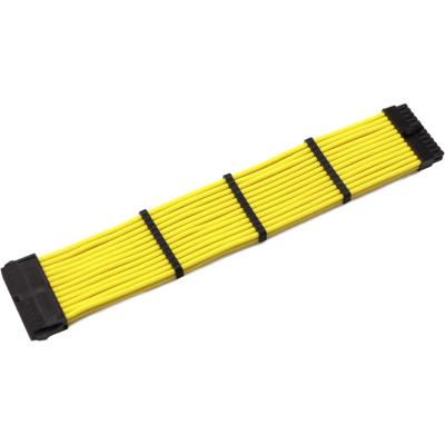 China Sleeved 24Pin Female to Male ATX Power Supply Extension Cable for sale
