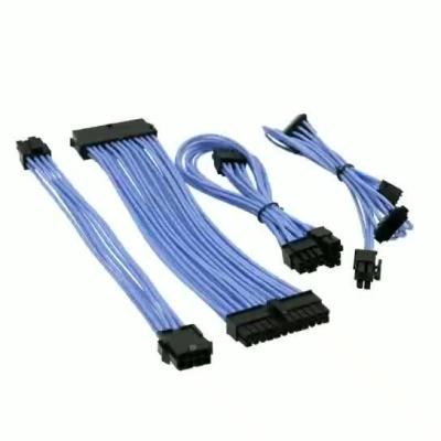 China PSU Cable Kit 24pin ATX  8pin PCI-E  8pin To 6+2 To 6+2  6pin PCI-E To 2 * Large 4P Puncture To Small 4P soft silicone cable for sale