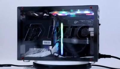China High Quality Full Mid Tower Desktop Gaming  PC Computer Case Aluminum Gaming computer Game Machine Case Computer Chassis for sale