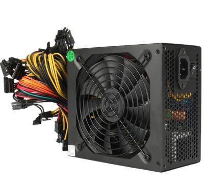 China For 8GPU 1600W110V-240V 12v  PSU Case Power Supply 90 plus gold Computer Uninterruptible PSU for sale