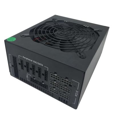China Portable Power Supply 1600w  1800w 110v 90 Plus Gold Support Fully Modular Power GPU Supports 6 Types Of Graphics for sale