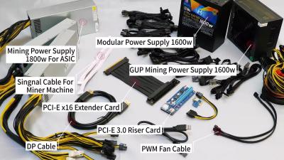China ATX Power Supply 1600W Gold Machine Multichannel PSU 90% High Efficiency for sale