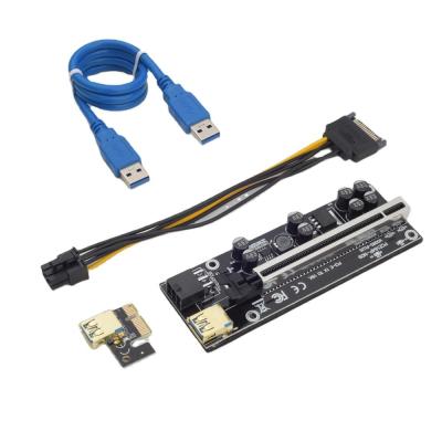 China High Quality PCI Express X16 Pci E 009S Plus pcie riser with USB3.0 Cable for sale