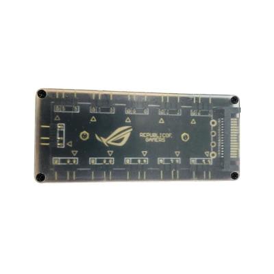 China RGB hub motherboard RGB interface expansion 10 way computer motherboard 5v3 pin 12v4 pin expansion for sale