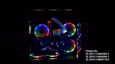 China PSU Extension Cable RGB 24Pin Neon Line For Gaming PC Unsync for sale