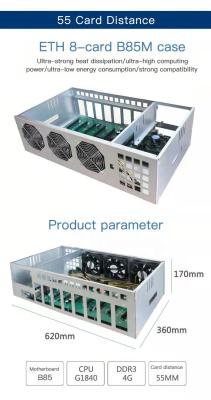 China Empty GPU Server Case  B85 55MM Horizontal Type Aluminum Alloy for sale