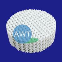 China Distillation Tower Ceramic Structured Packing With 150mm Layer Height for sale
