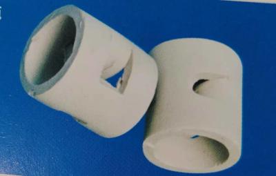 China Metallurgical Industry Ceramic Random Packing 25mm SiO2 Pall Ring Tower Packing for sale
