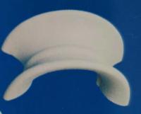 China High Temperature Resistant Ceramic Random Packing Intalox Saddles 25x19x3mm for sale