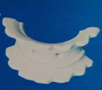 China SiO2 Saddle Rings Ceramic Random Packing In Distillation Column for sale