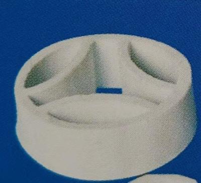 China Cascade Ring Ceramic Distillation Tower Packing Al2O3 Absorption Tower Packing for sale