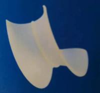 China Polyethylene Plastic Intalox Saddles Packing 25x13x1.2mm for sale