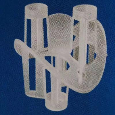 China Helix Ring Plastic Tower Packing 50MM Heat Resistant Random Packing Types for sale