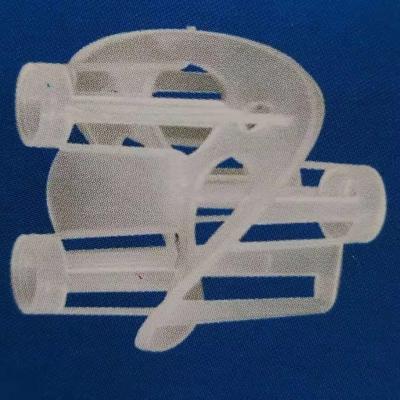 China Impact Resistant Plastic Random Packings 100MM Heilex Ring Tower Packing for sale