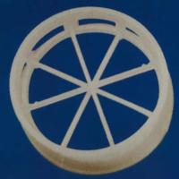 China HQM Flat Ring Plastic Random Packings 76x26x2.5mm for sale