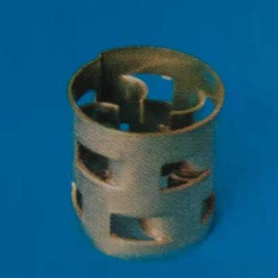 China 76x76x1.0mm Metal Random Packing Metallic Pall Ring Packing High Strength for sale