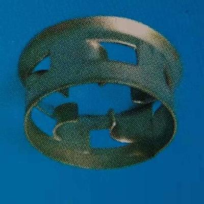 China Cascade Ring Metal Random Absorption Tower Packing 76x38x1.0mm for sale
