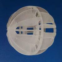 China Polyhedral Ball Polypropylene Plastic Random Packings Types 50x1.5mm for sale