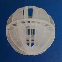 China 38MM Plastic Random Packings Polyhedral Hollow Ball for sale